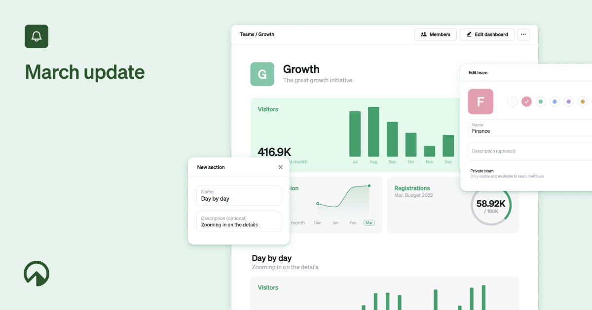 New in Steep: Team spaces, Help center